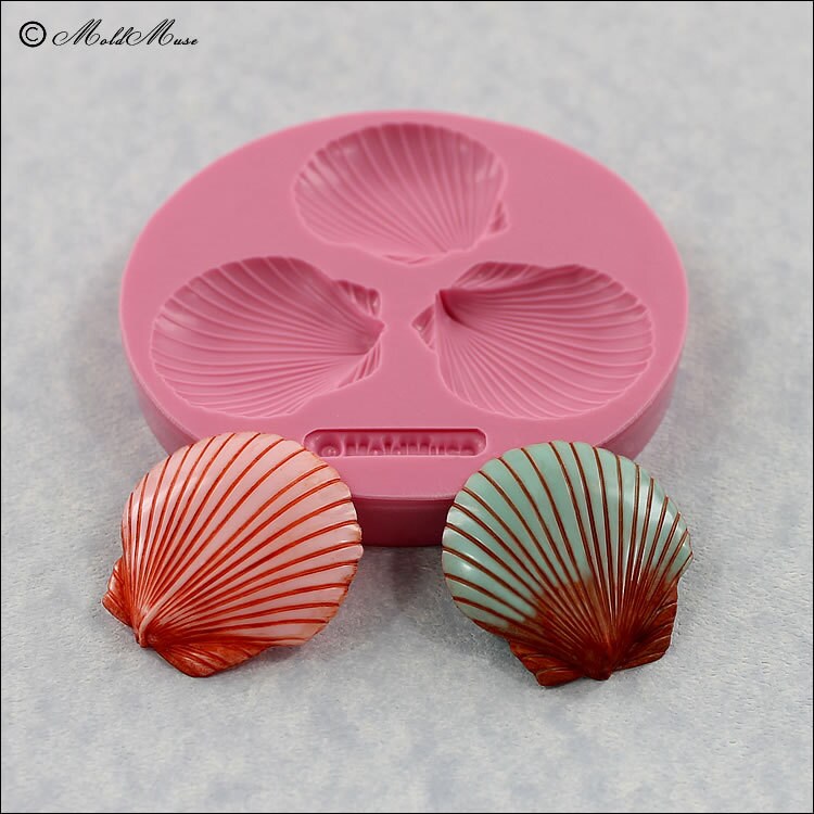 Seashell Mold Sea Shell Mould for fondant resin polymer