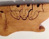 Items similar to Wooden Cocker Spaniel Family Scroll Saw Puzzle ...