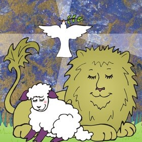 Lion Lamb and Dove by lionlambanddove on Etsy