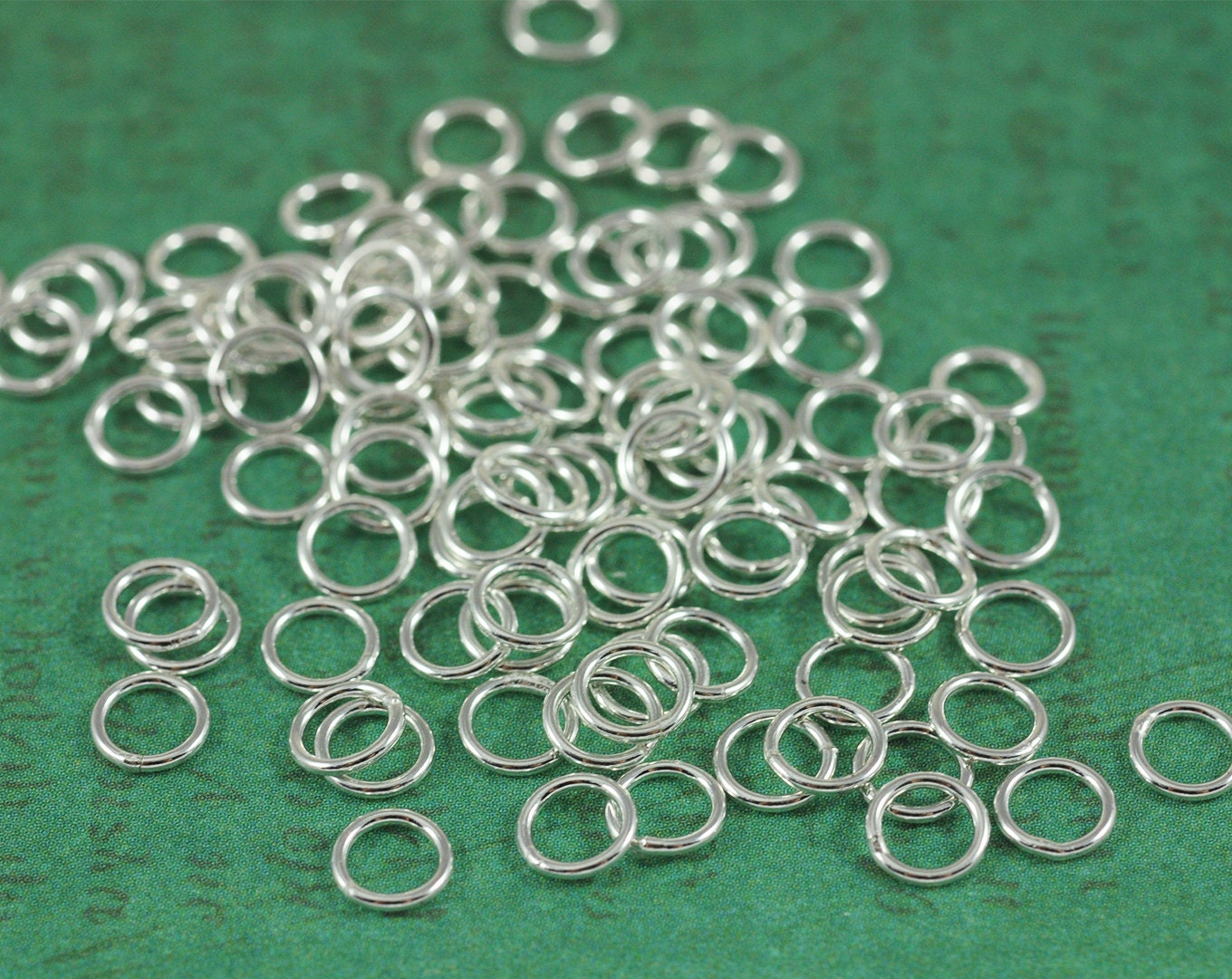 Sterling Silver Soldered Jump Rings 5mm 20 Pieces