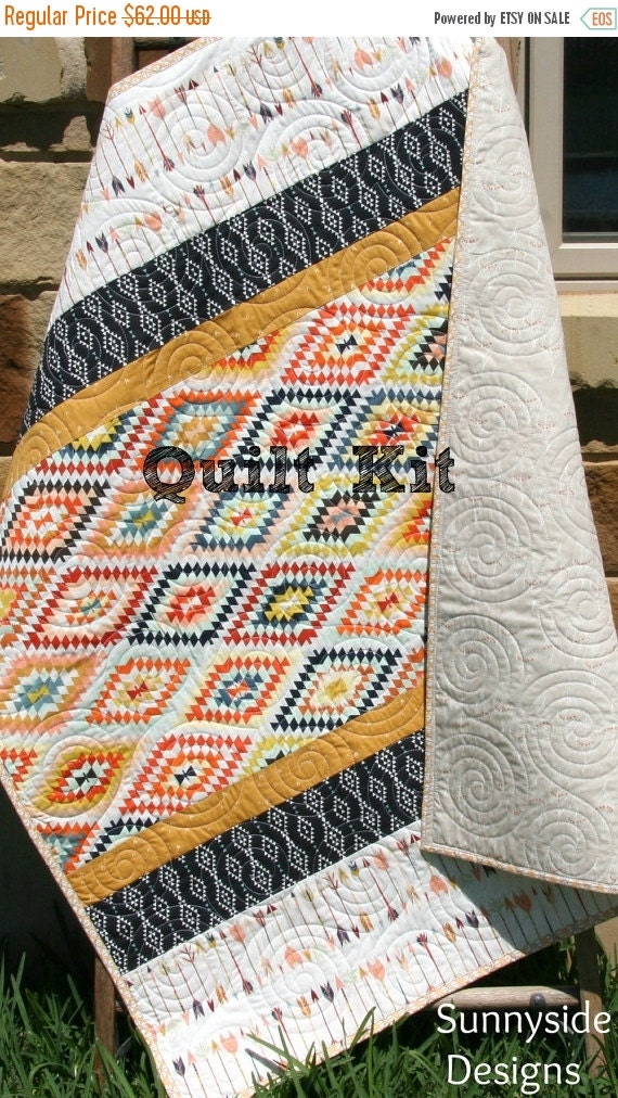 Aztec Quilt Kit DIY Project Art Gallery by SunnysideFabrics