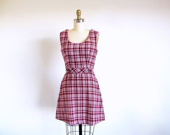 Vintage plaid dress | Etsy