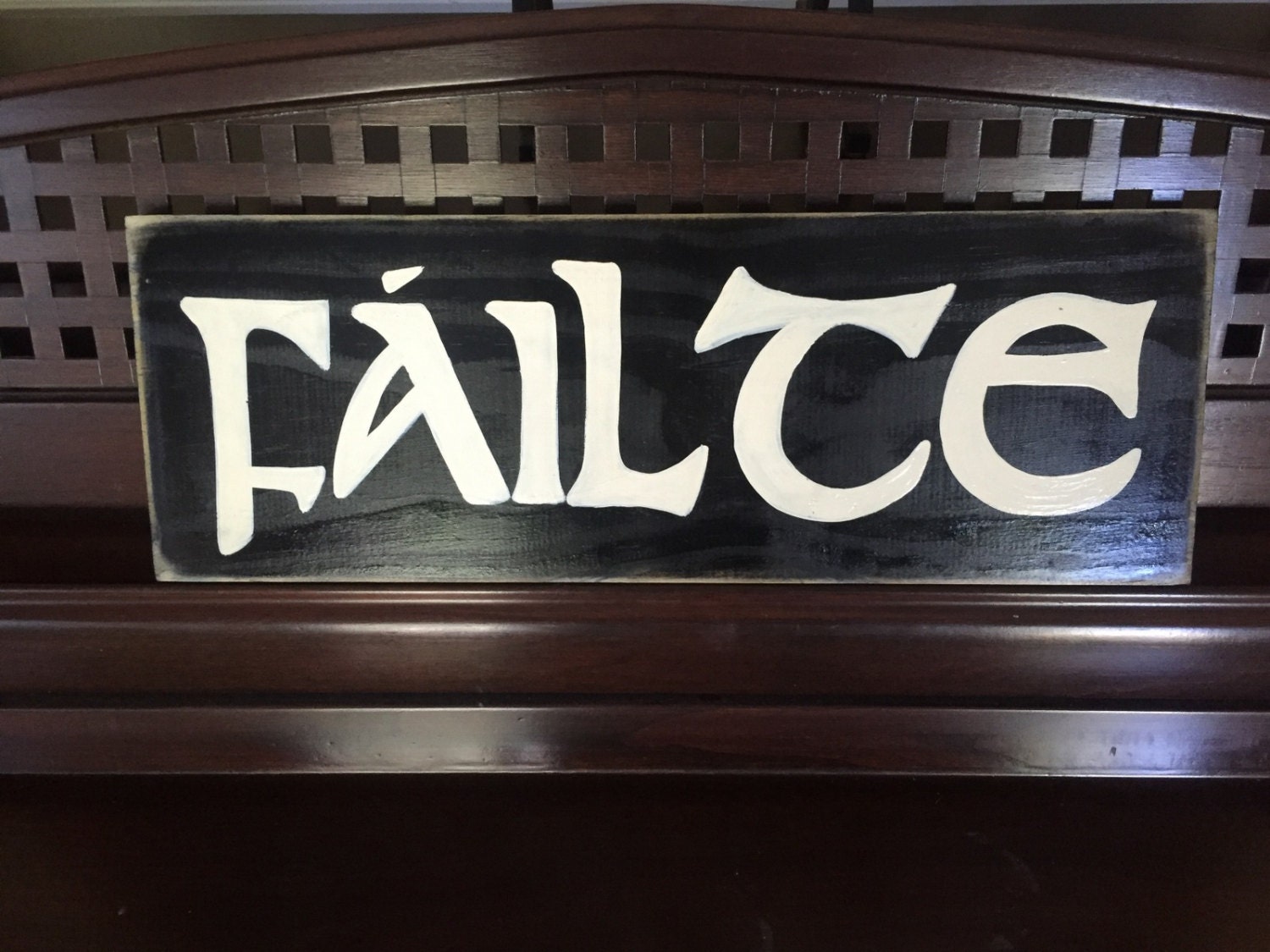 FAILTE Welcome in Irish American Ireland Wall Sign Plaque
