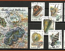 Unique sea shell stamp related items | Etsy