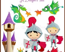 Popular items for knights and dragons on Etsy