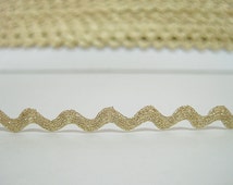 Unique gold rick rack related items | Etsy