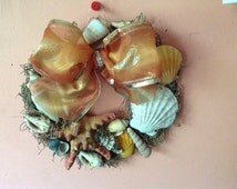Unique sea shell wreath related items | Etsy