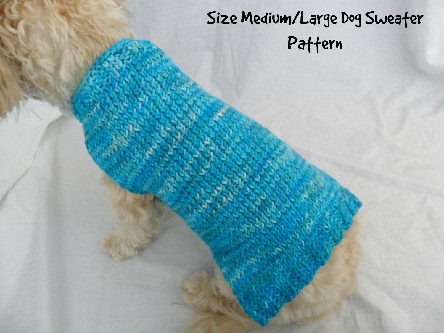  Easy dog sweater Knitting pattern For Medium And Large Dogs
