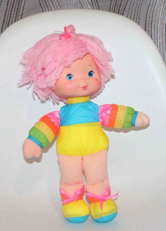 Rainbow Brite Baby Brite Tickled Pink Doll 15 by talltreasures