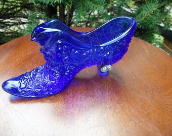 Unique fenton glass shoe related items | Etsy