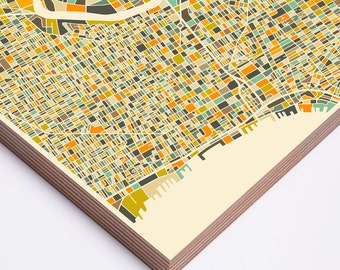 Map wall hanging | Etsy