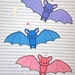 Chibi Bat Stickers and Magnets