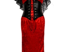 Unique vampire corset related items | Etsy