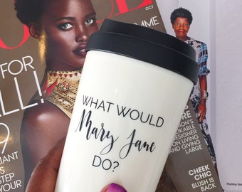 Coffee travel mug | Etsy