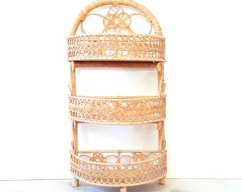 Wicker wall shelf | Etsy