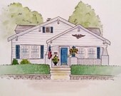 Unique house painting related items | Etsy