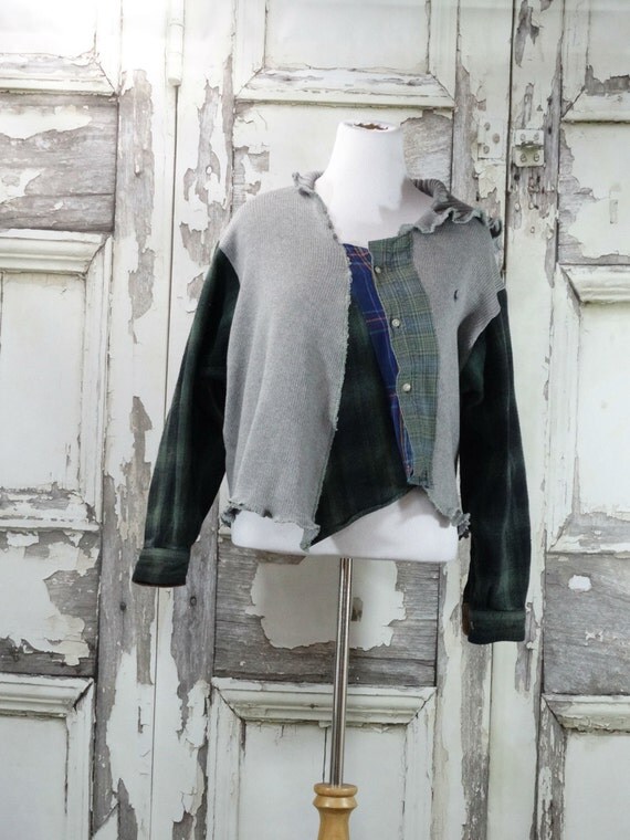 Artsy Clothing Upcycled SweaterEco by CuriousOrangeCat on Etsy