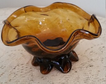 Amber candy dish | Etsy