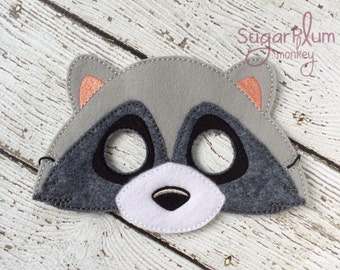 Raccoon mask | Etsy