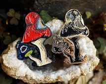 Unique heady pins related items | Etsy