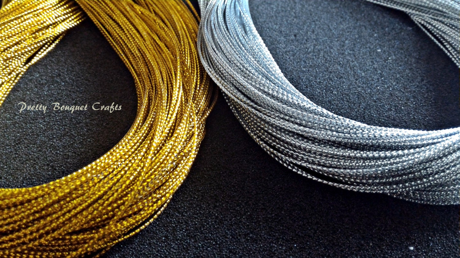 Metallic Gold StringMetallic Silver StringJewelry Silver