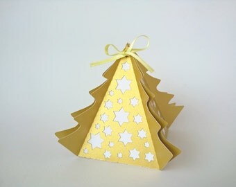 Christmas tree box | Etsy