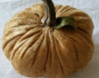 Velvet pumpkins | Etsy