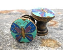 Unique butterfly knob related items | Etsy