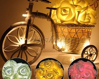 Rose string lights | Etsy