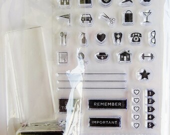 Calendar stamp | Etsy