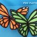 PDF sewing pattern to make felt Angel.