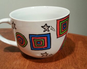 Unique square tea cup related items | Etsy