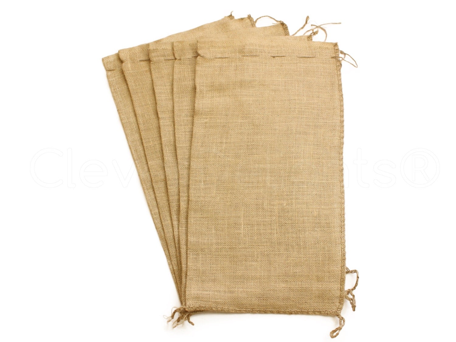 6 Pack 14x26 Large Burlap Bags Natural Rustic Burlap Bags