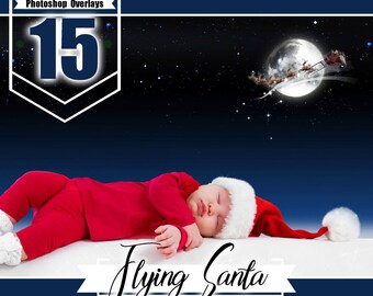 Santa overlays | Etsy