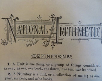 1800s math book | Etsy