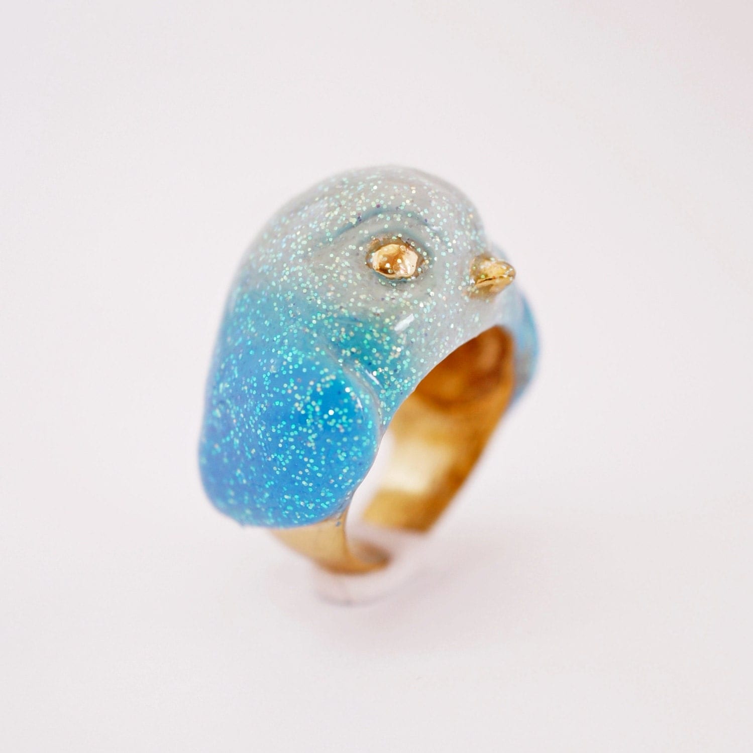 Sapphire Robin Ring by MONVATOOLondon on Etsy