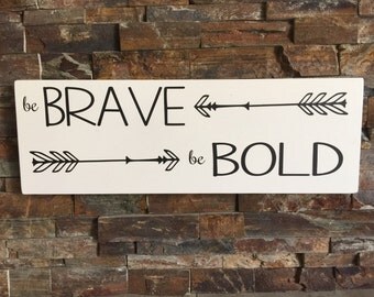 Be brave | Etsy