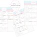 Sign Up Sheets 6 Designs Filled and Unfilled by AJCDesignStudio