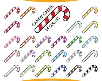 Candy cane clip art | Etsy