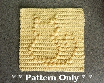 Cat afghan pattern | Etsy