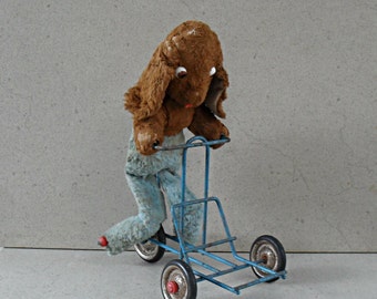 Dog riding bike | Etsy