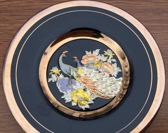 Items similar to Vintage Display Plate Original Chokin Art Collection ...