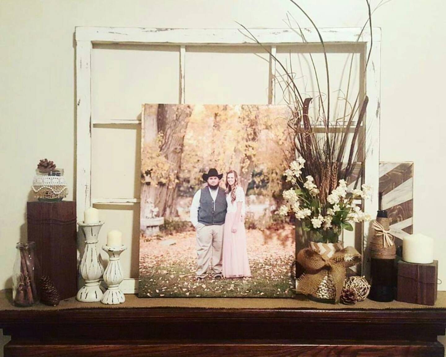 Faux Window Frame Home Decor by CottageCountryCorner on Etsy