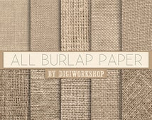 Popular items for burlap digital paper on Etsy