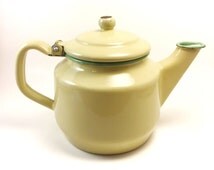 Unique green enamel teapot related items | Etsy