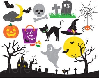 Spider clipart | Etsy