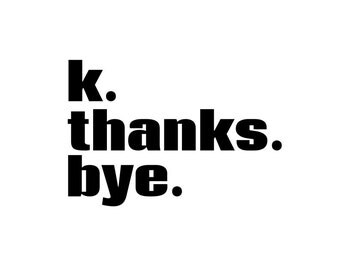 K bye | Etsy