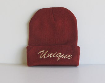 Beanies with words | Etsy