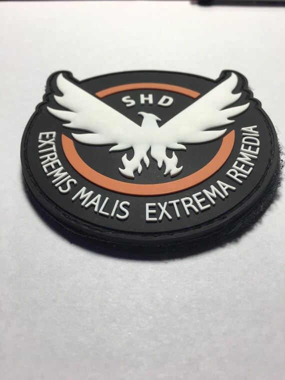 Division SHD tom clancy pvc patch with hook and loop velcro