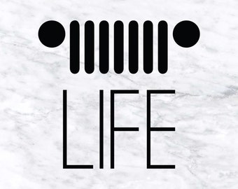 Jeep life sticker | Etsy